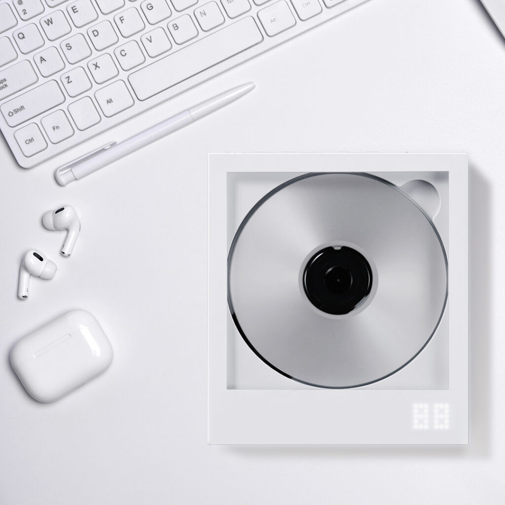 ジャケも飾れるワイヤレスなCDプレーヤー「Instant Disk Audio CP1」 - sutero choice