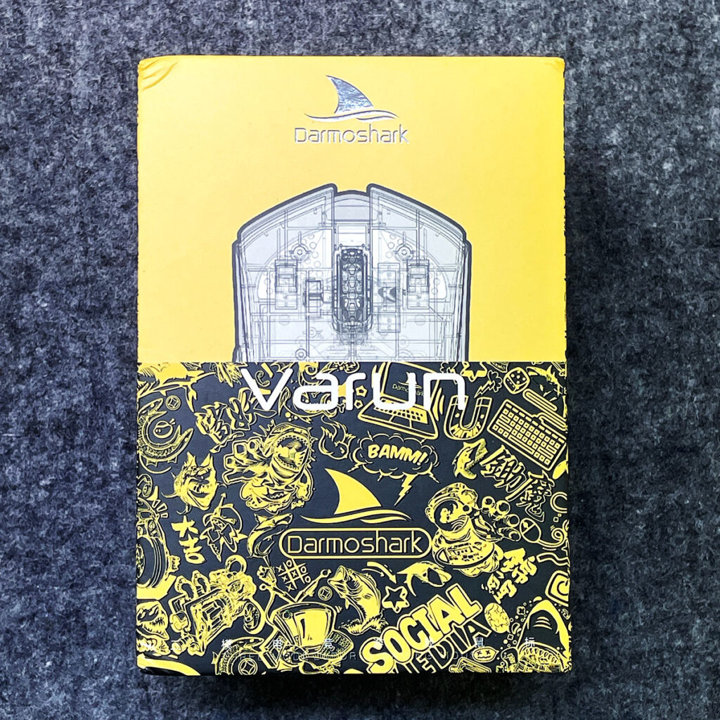 真っ黄色で超軽量54gなゲーミングマウス「Darmoshark M3s Varun 2K」 - sutero choice