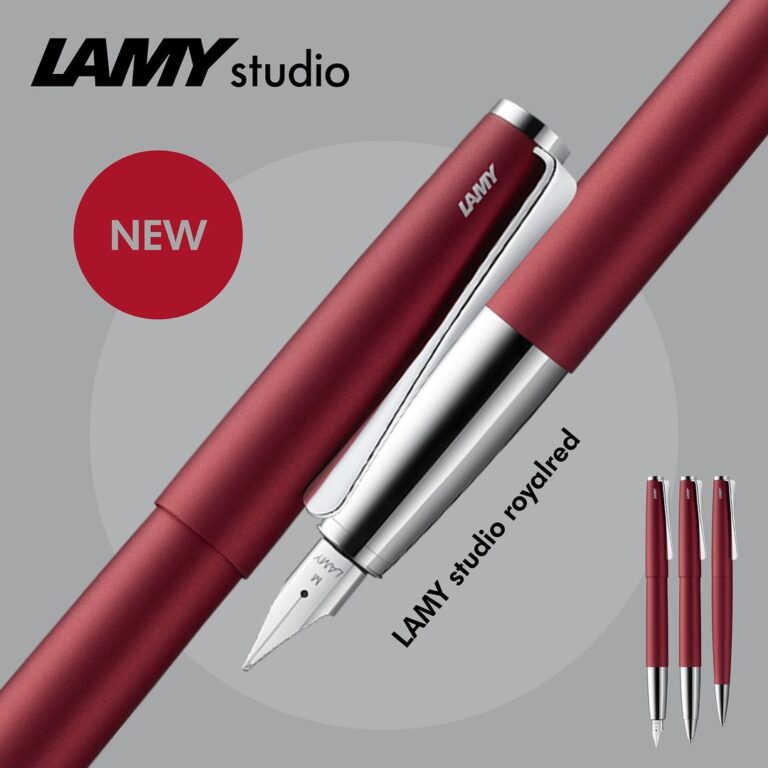 形状が美しい「LAMY studio」に新色ロイヤルレッド - sutero choice