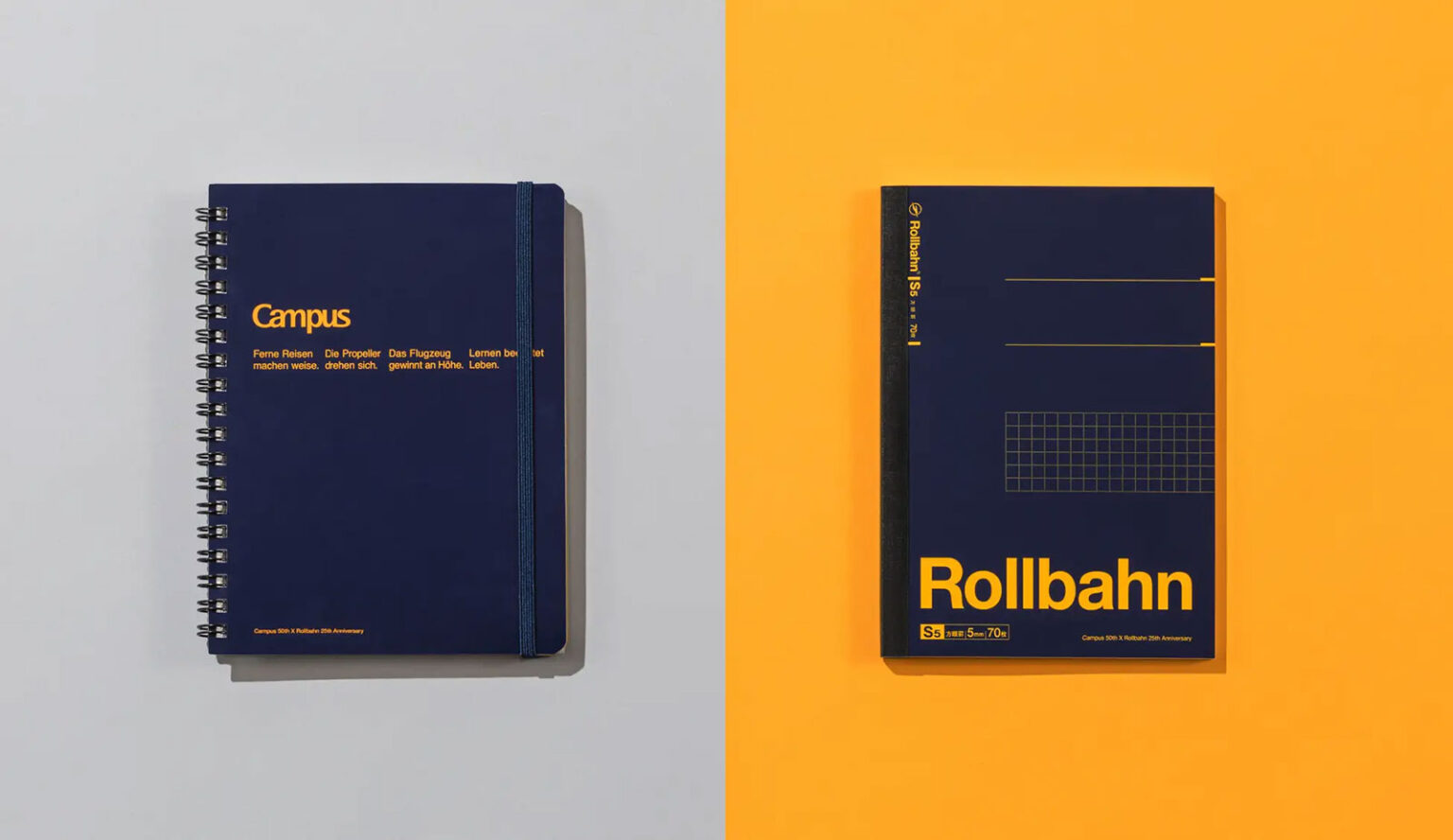 キャンパスノート50周年&ロルバーン25周年を記念したコラボ限定デザイン「Campus × Rollbahn」 - sutero choice