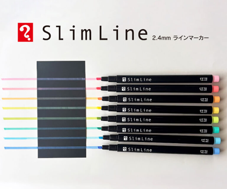 スリムな軸で白&黒い紙にスリムなラインが引ける「マジック SlimLine 2.4mm ラインマーカー」 - sutero choice